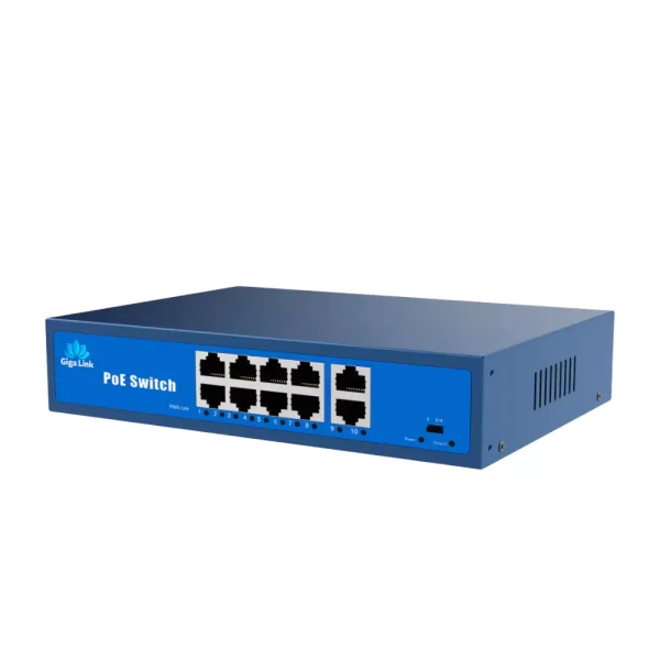 Gigalink RR-GQ82A 8 Port PoE Switch - Giga Link